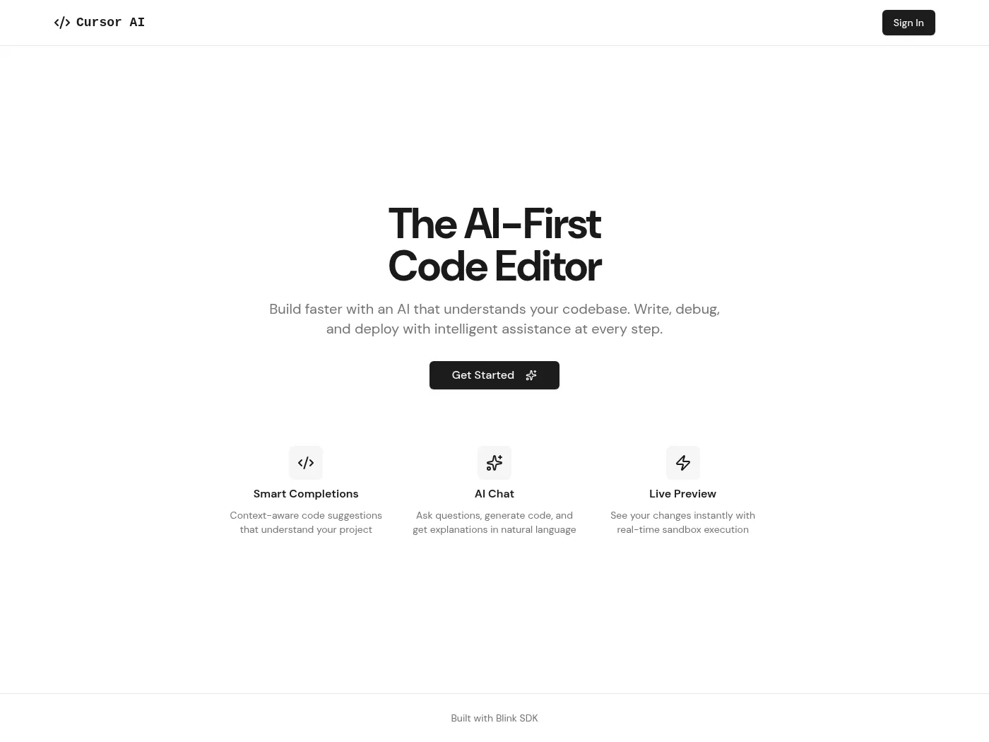 Cursor AI Editor