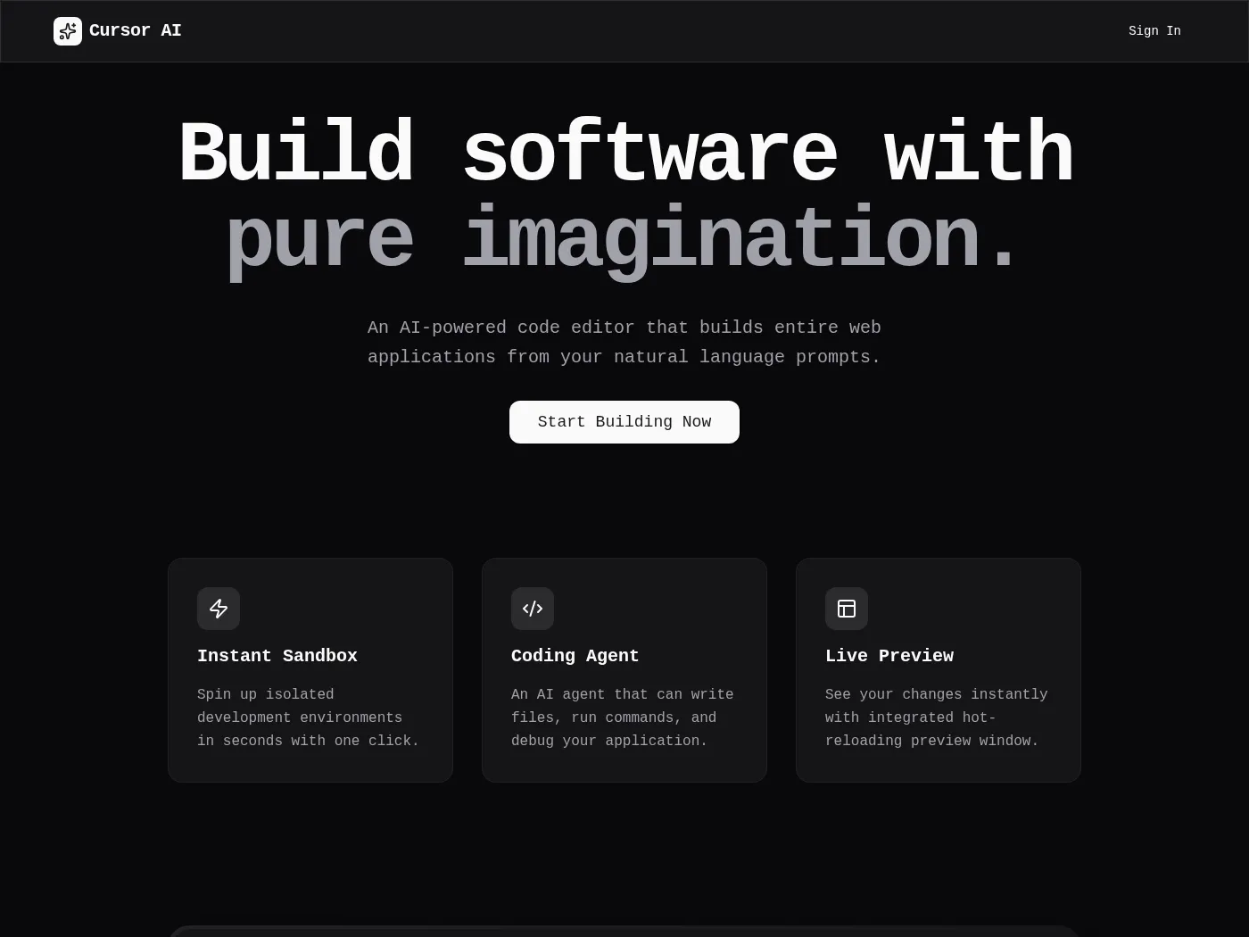 Cursor AI Generator