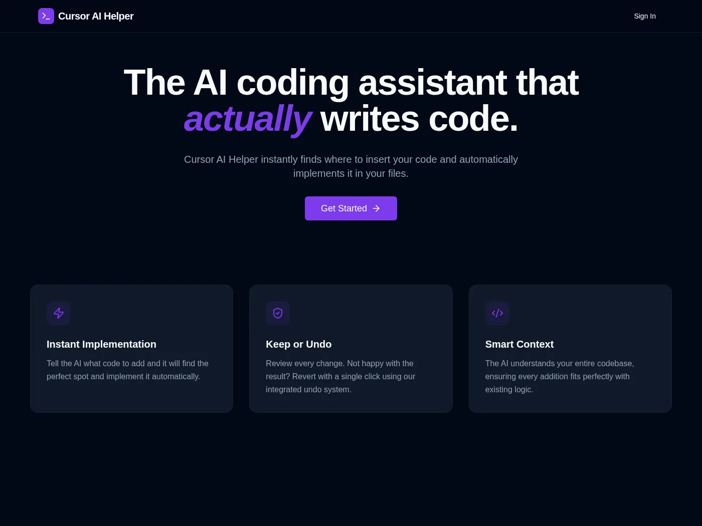 Cursor AI Assistant