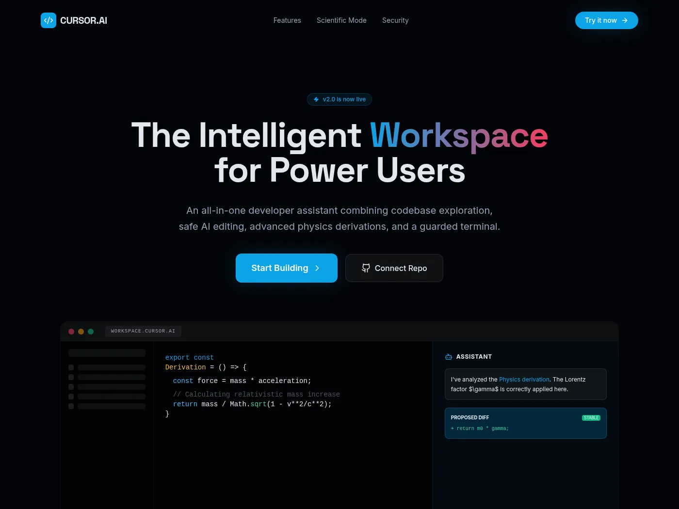 Cursor AI Workspace