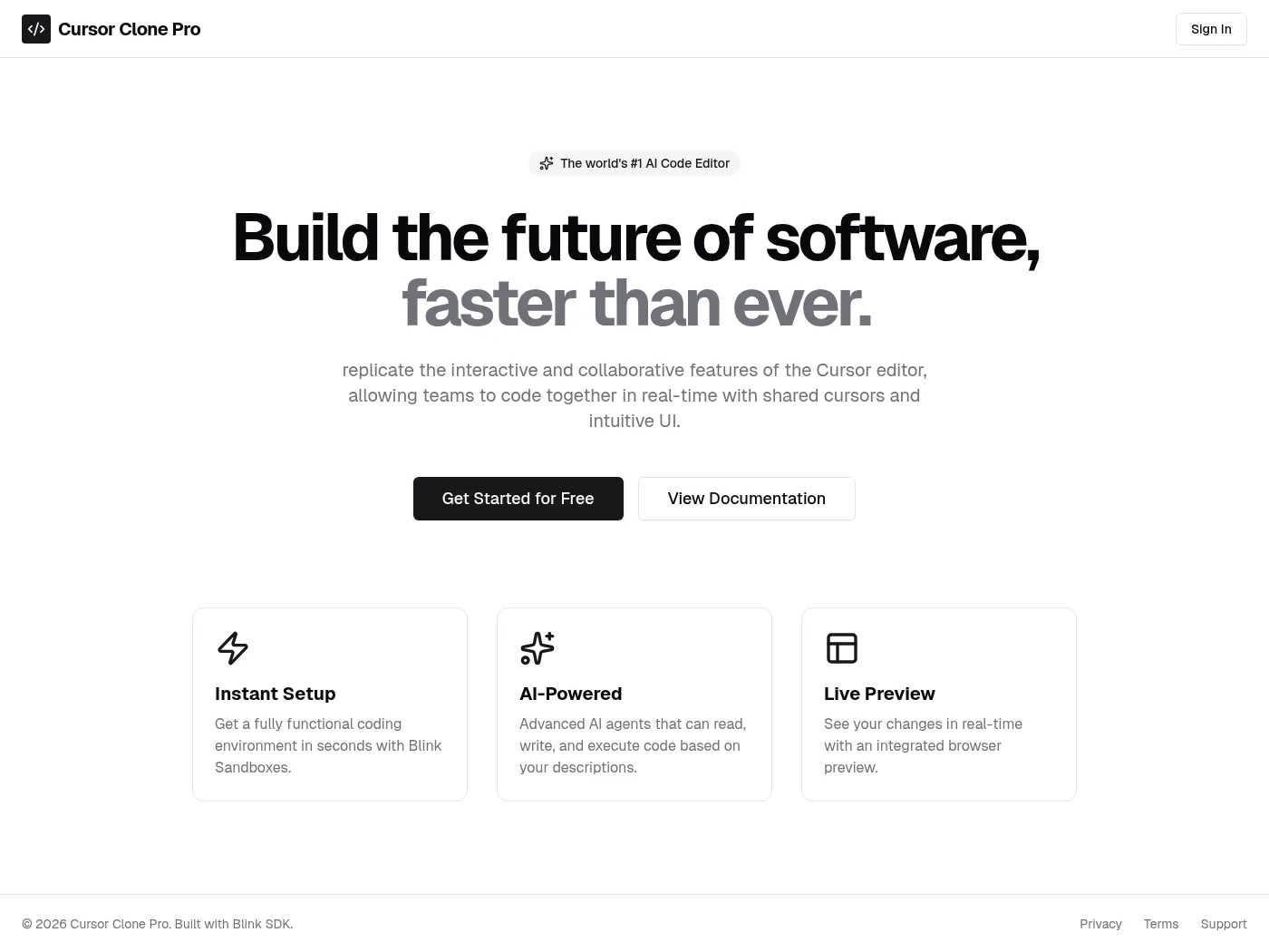 Cursor Clone Pro