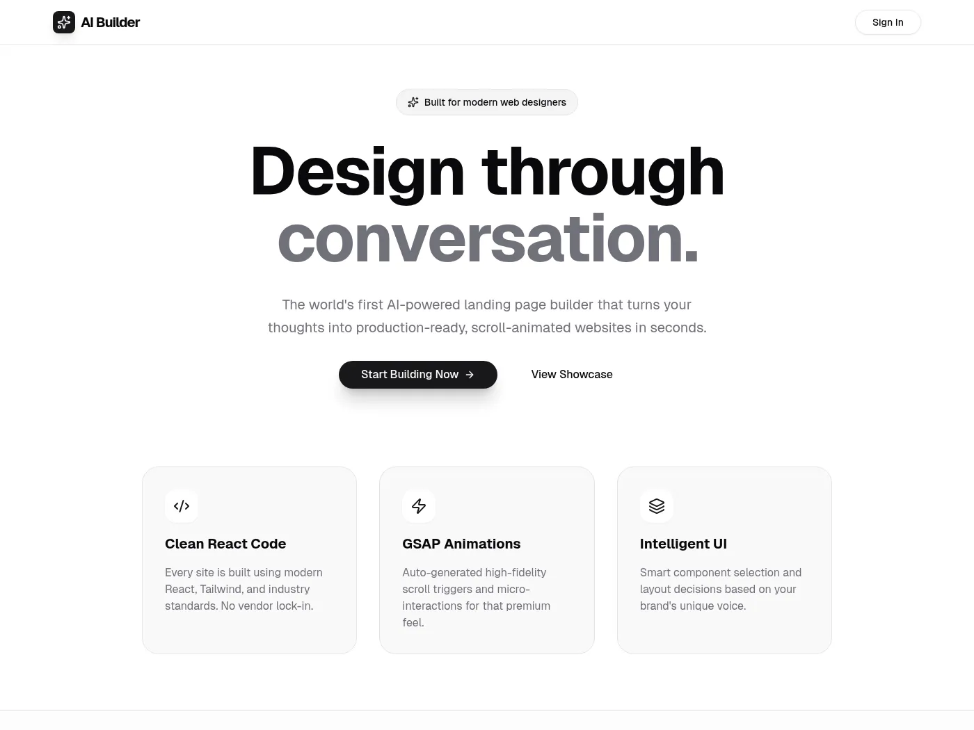 Cursor Website Builder