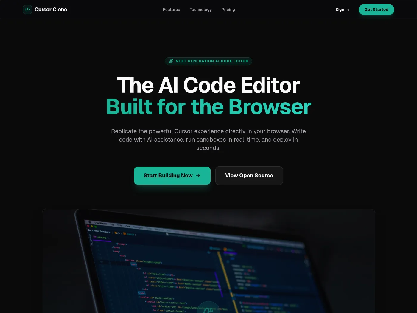 Cursor Clone Web