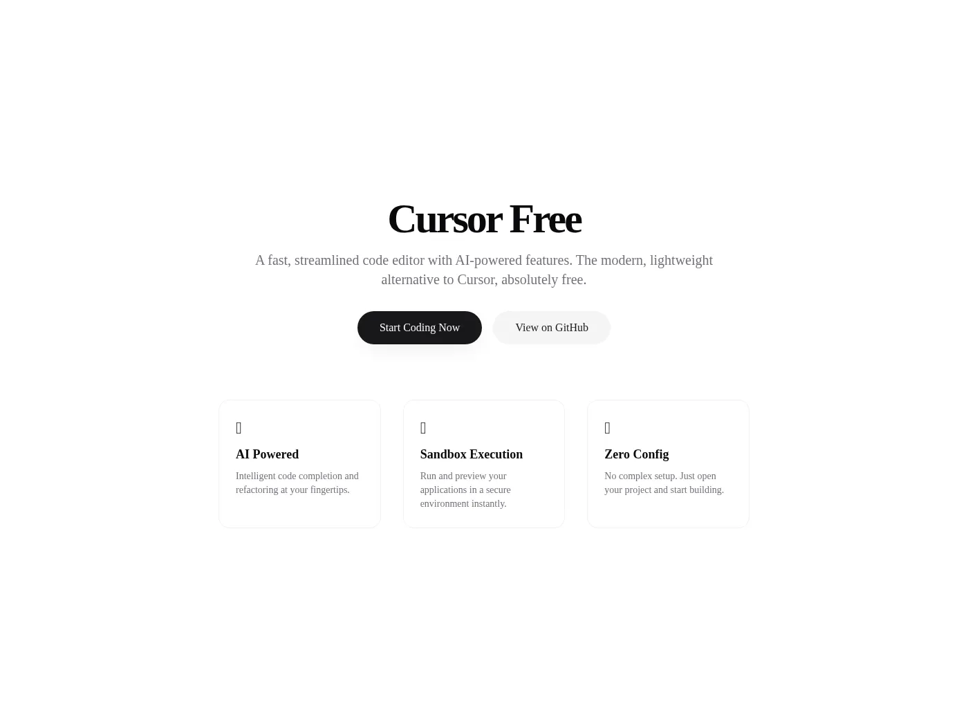 Cursor Free