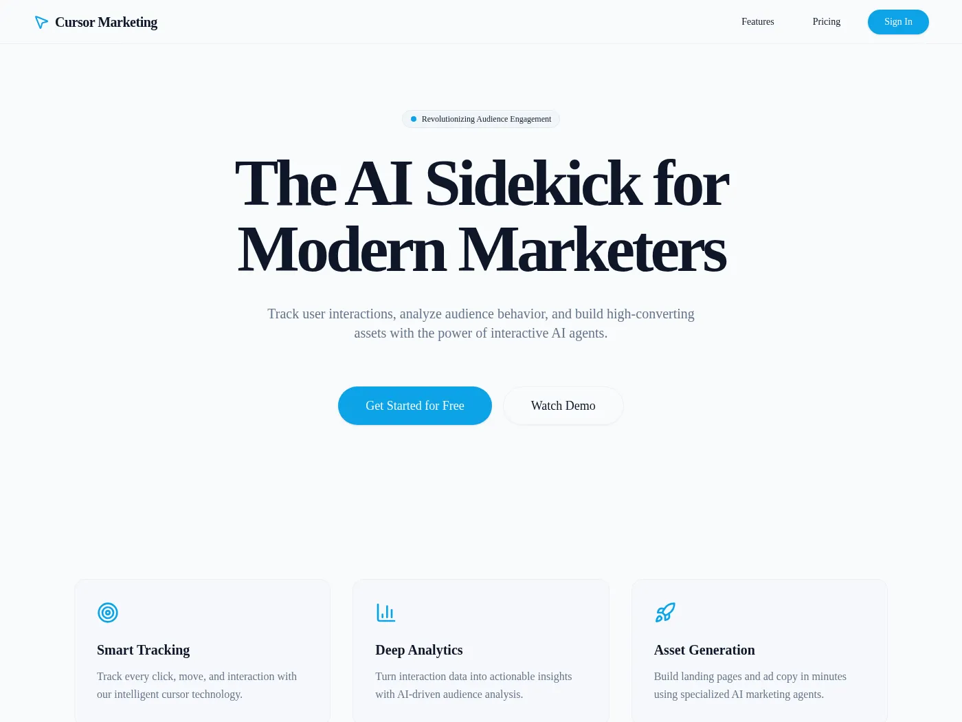 Cursor Marketing Tool