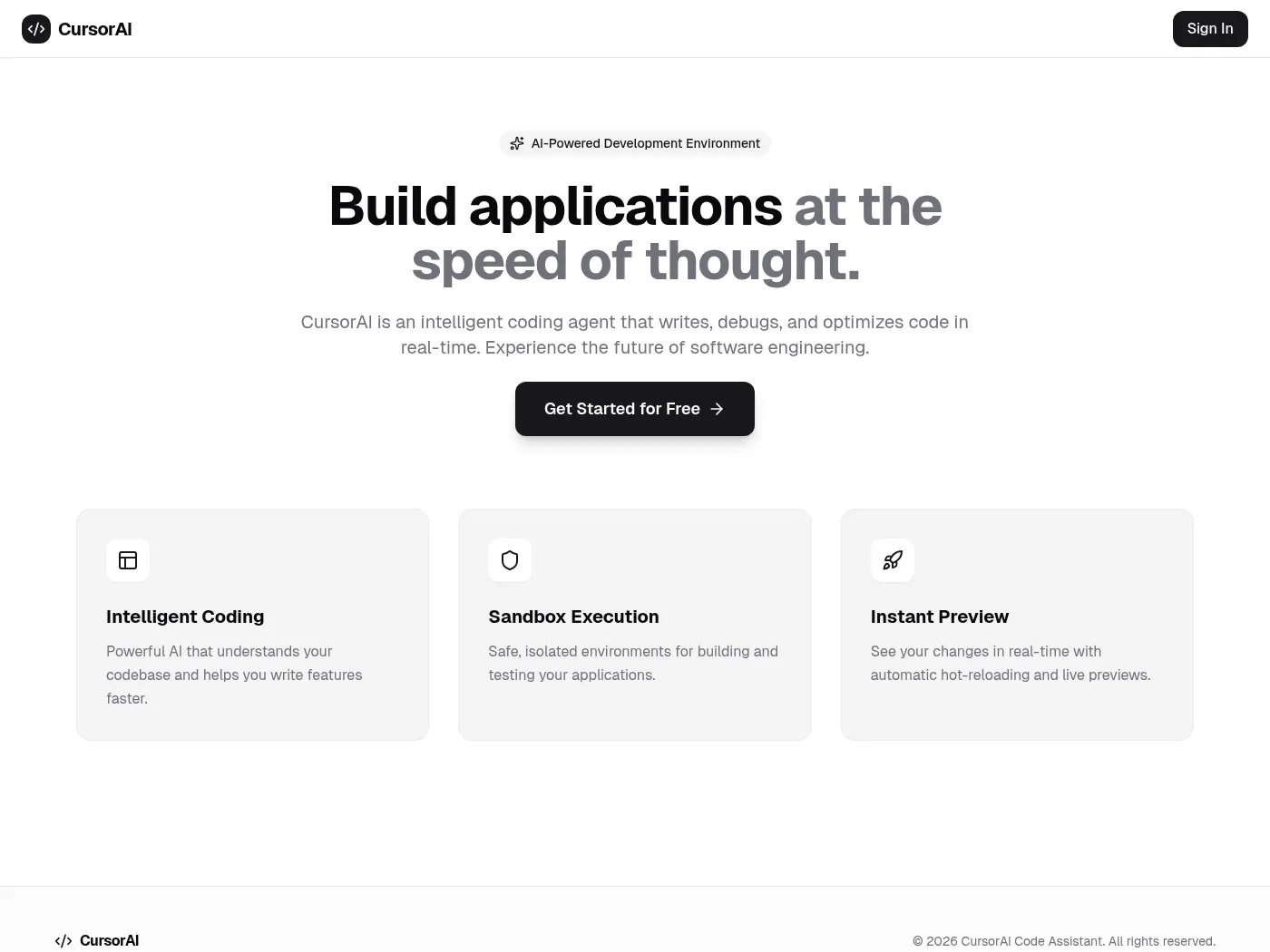CursorAI Code Assistant