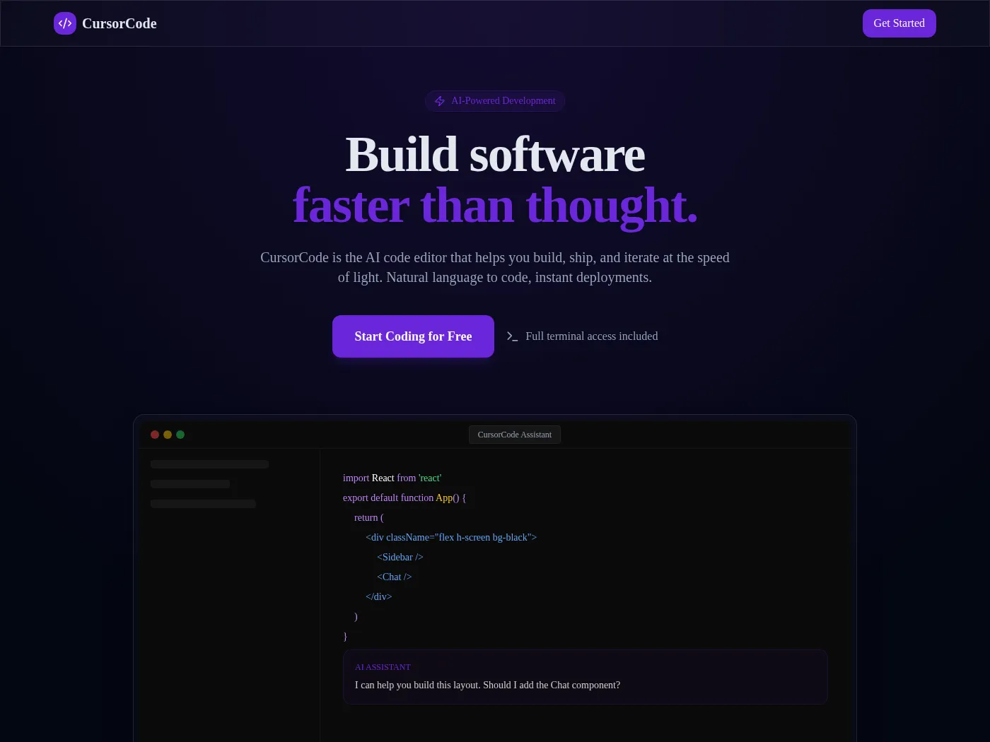 CursorCode Assistant