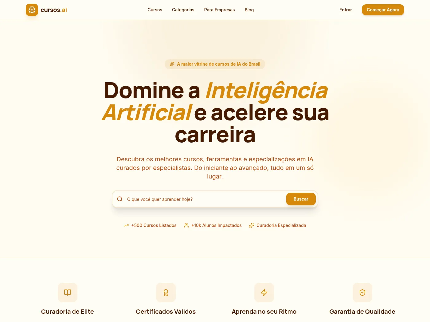 CursosAI Clone