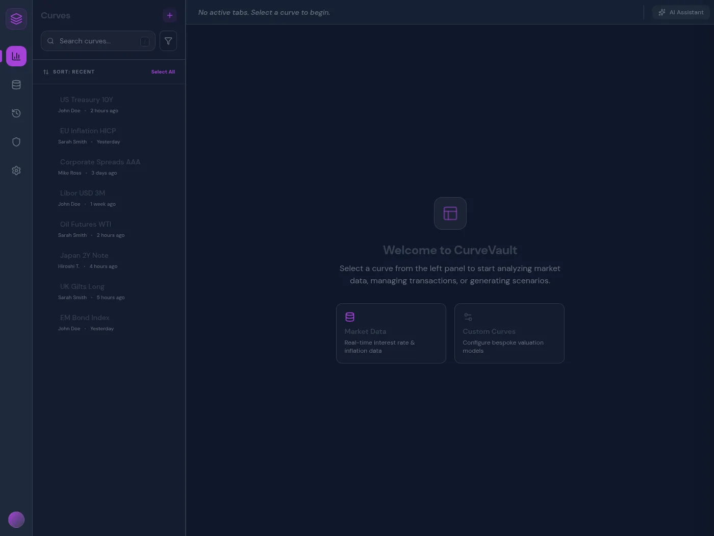 CurveVault Dashboard