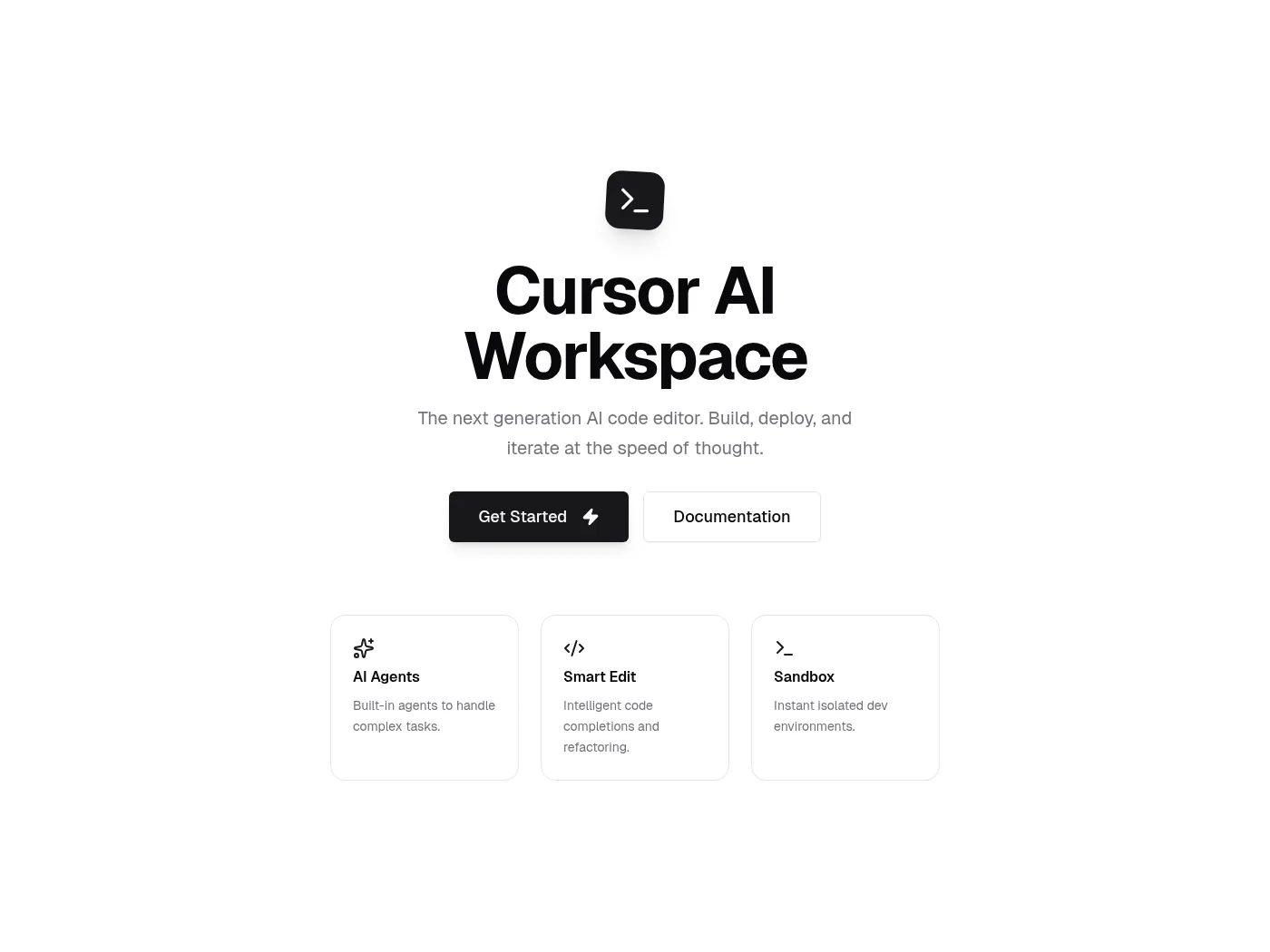 Cusor AI Workspace