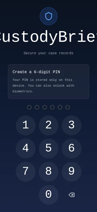 CustodyBrief iPad App