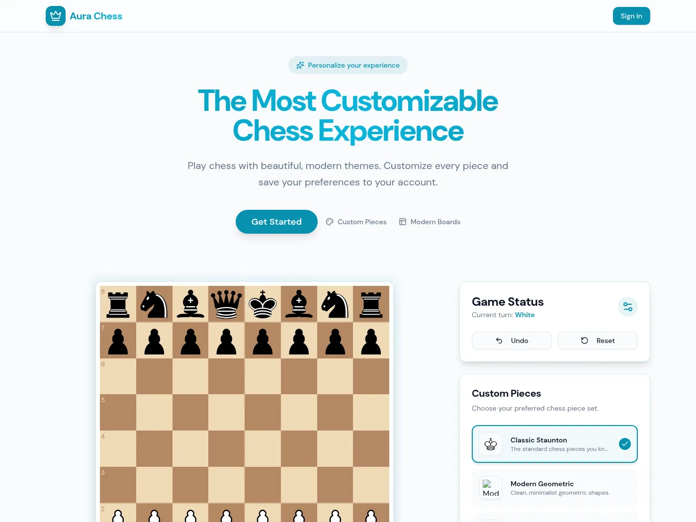 Custom Chess Board