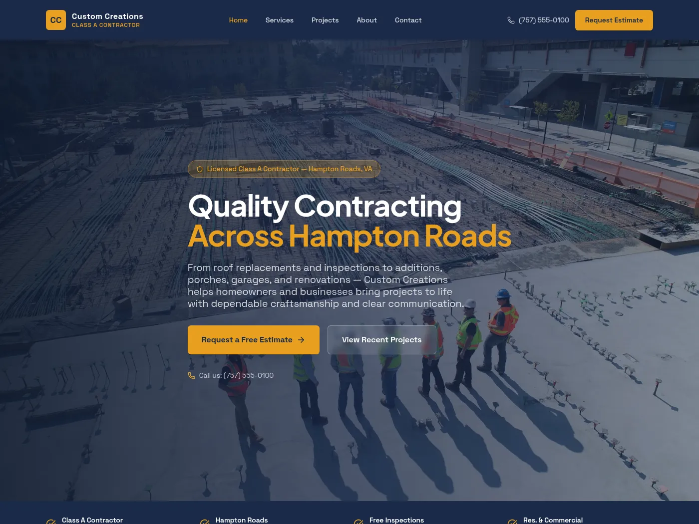 Custom Creations Web Presence