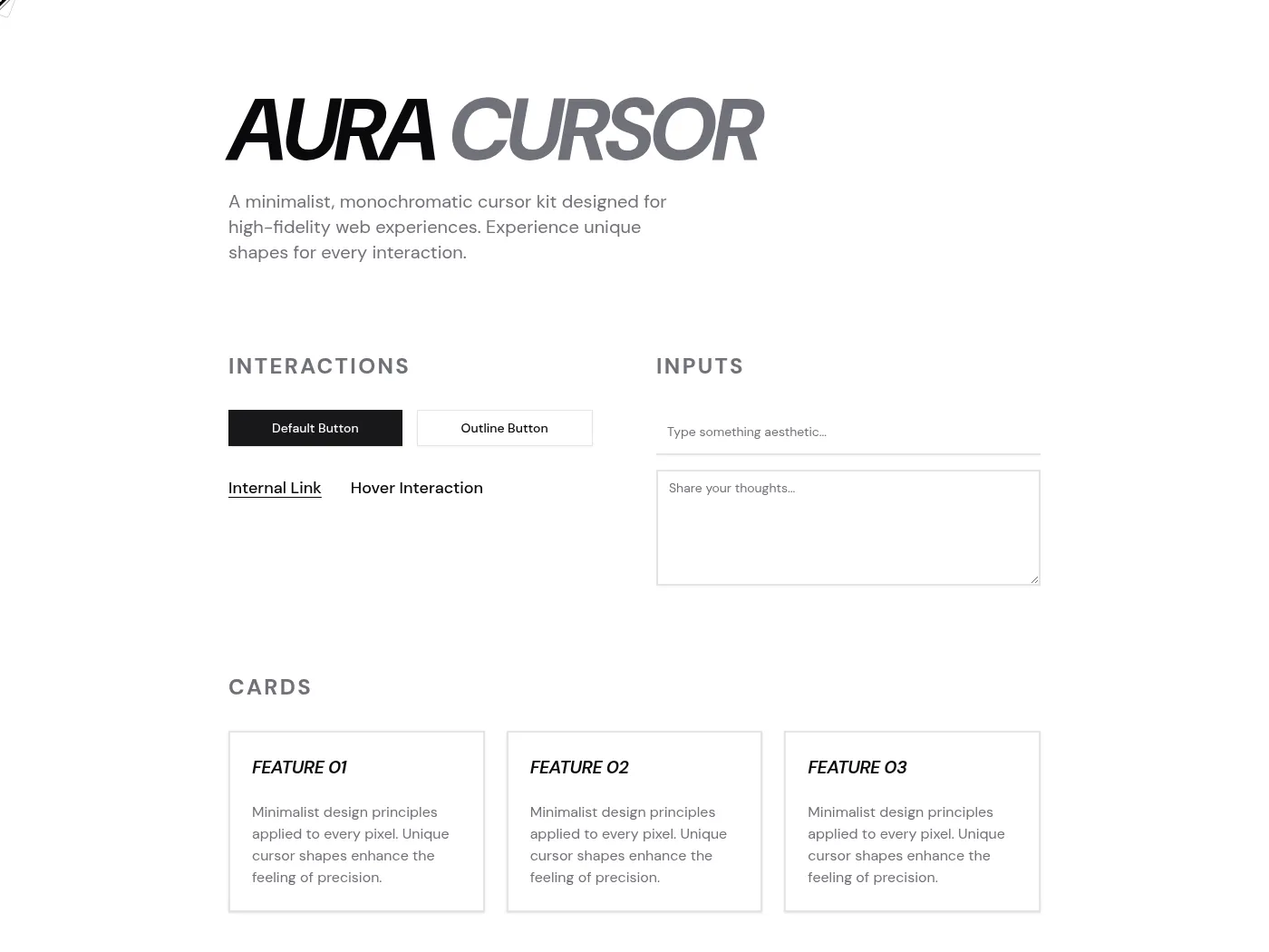 Custom Aesthetic Cursor Kit