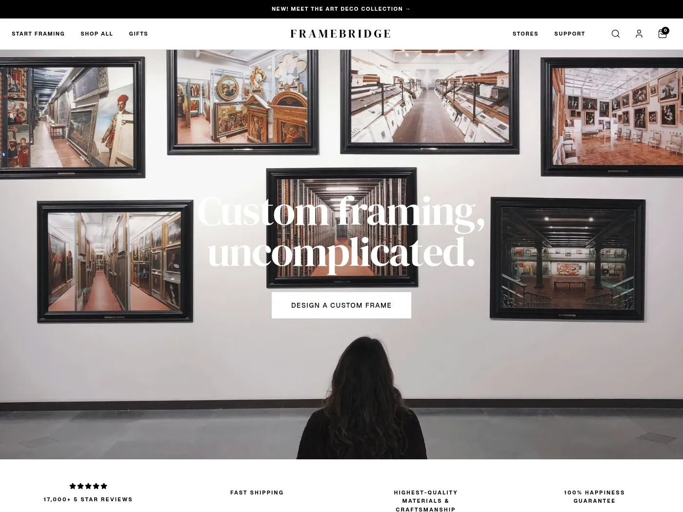 Custom Frame Store