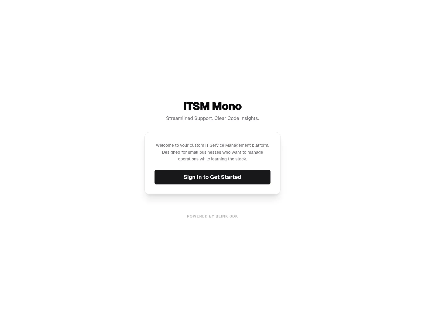 Custom ITSM Dashboard