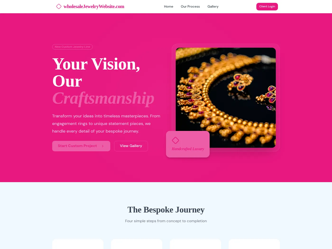 Custom Jewelry Portal