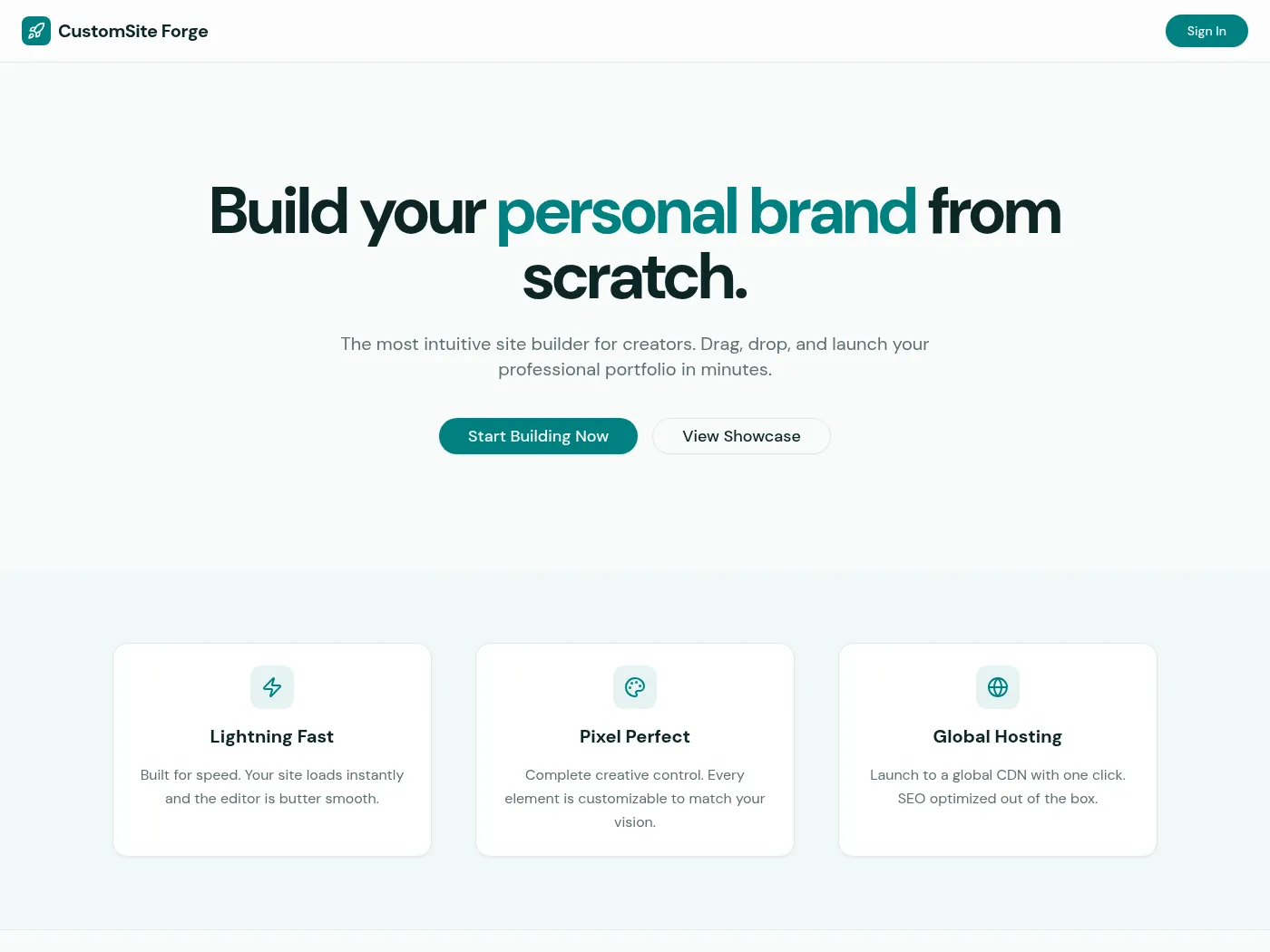 CustomSite Forge