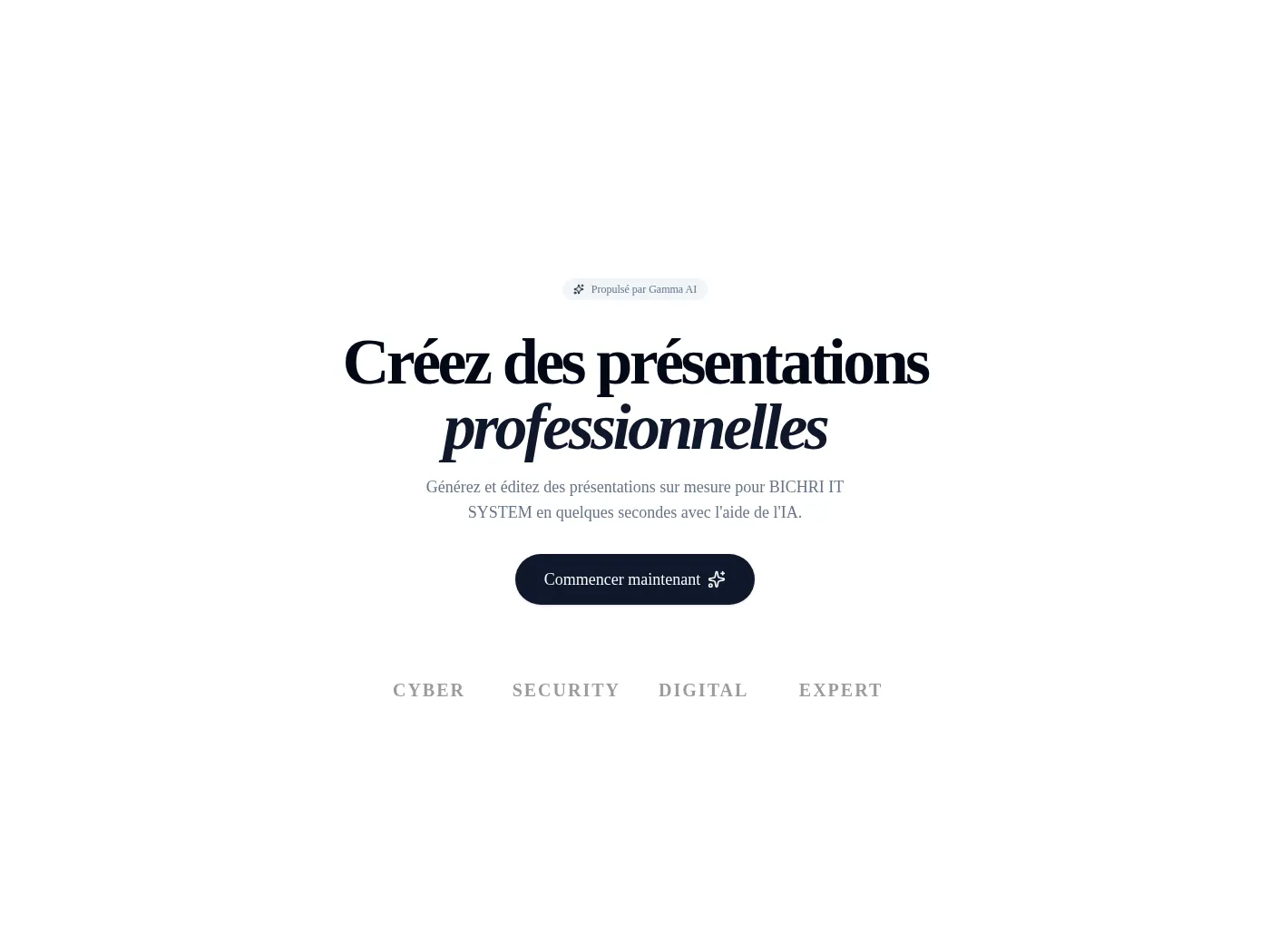 Custom Branded Presentation