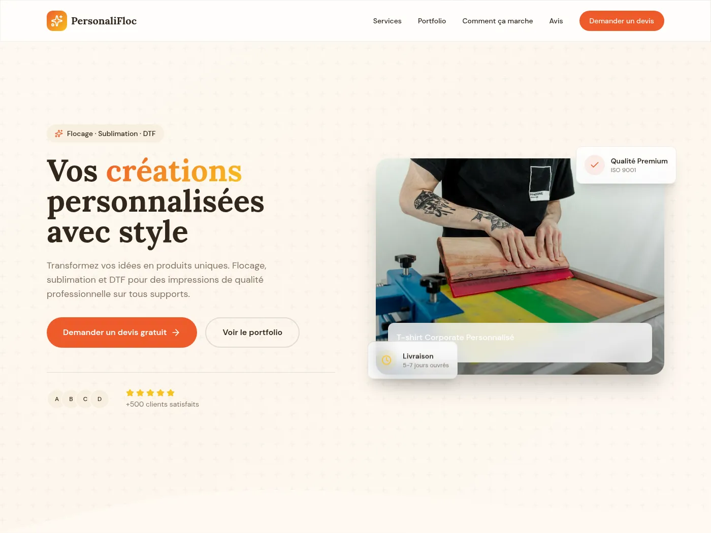 PersonaliFloc Site