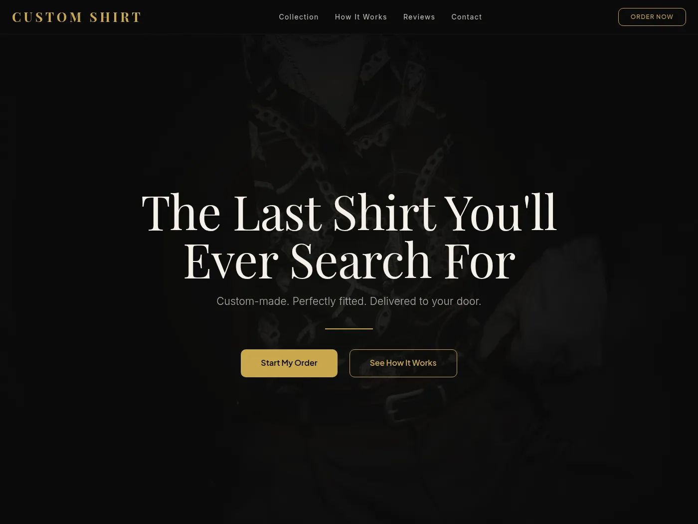 Custom Shirt Luxury Site