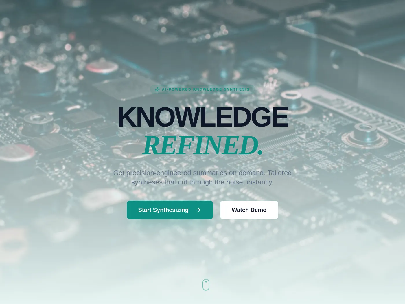 Syntheseek Web App