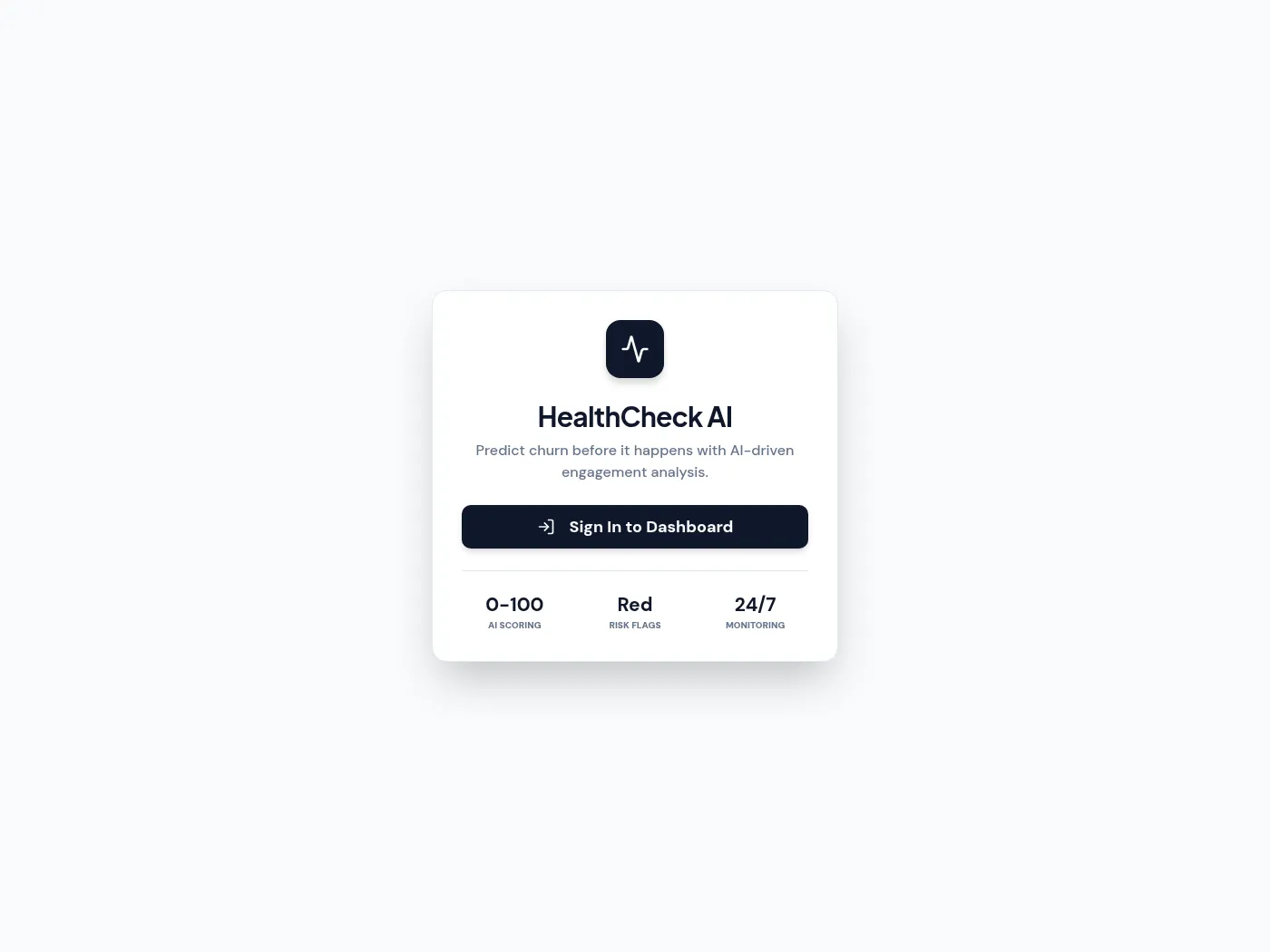 SaaS Customer Health Dashboard