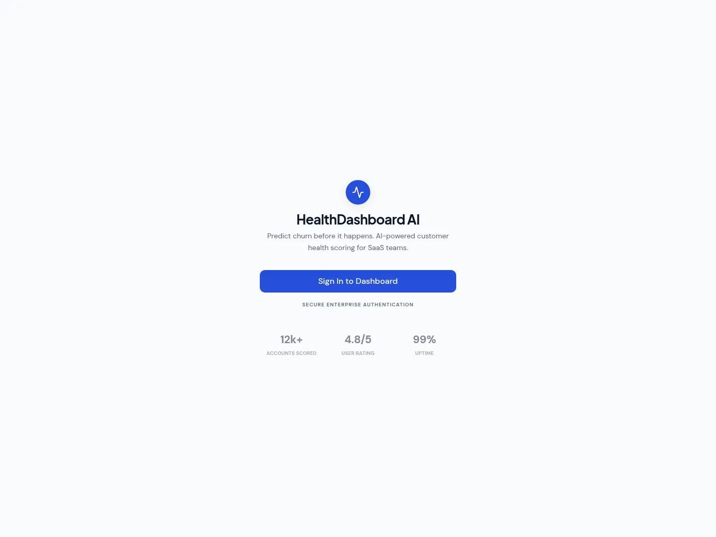 Customer Health AI Dashboard