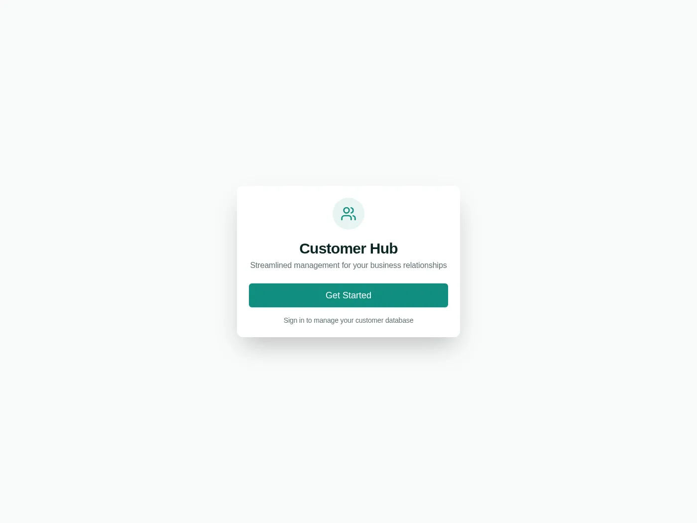 Customer Manager App
