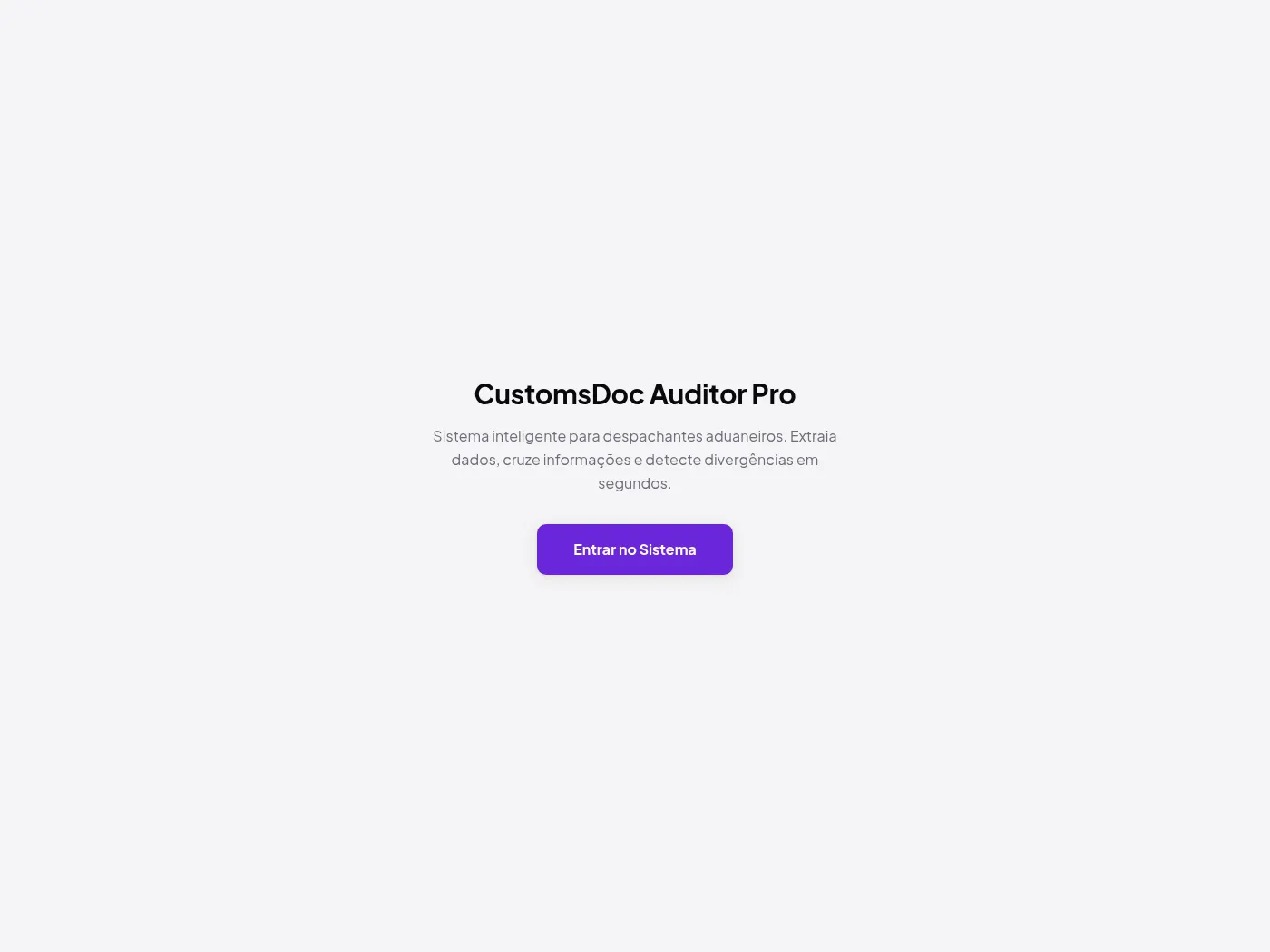 CustomsDoc Auditor Pro