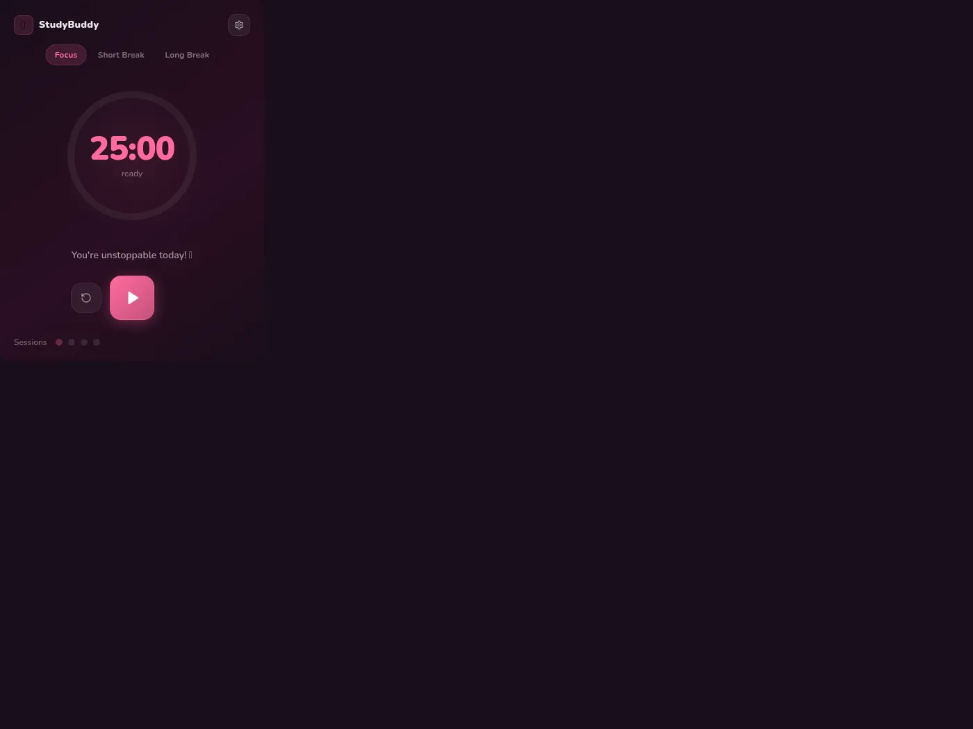 StudyBuddy Timer