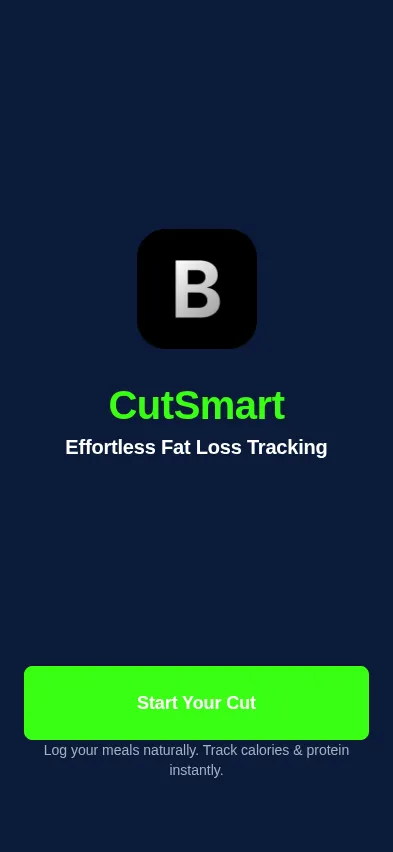 CutSmart Nutrition App