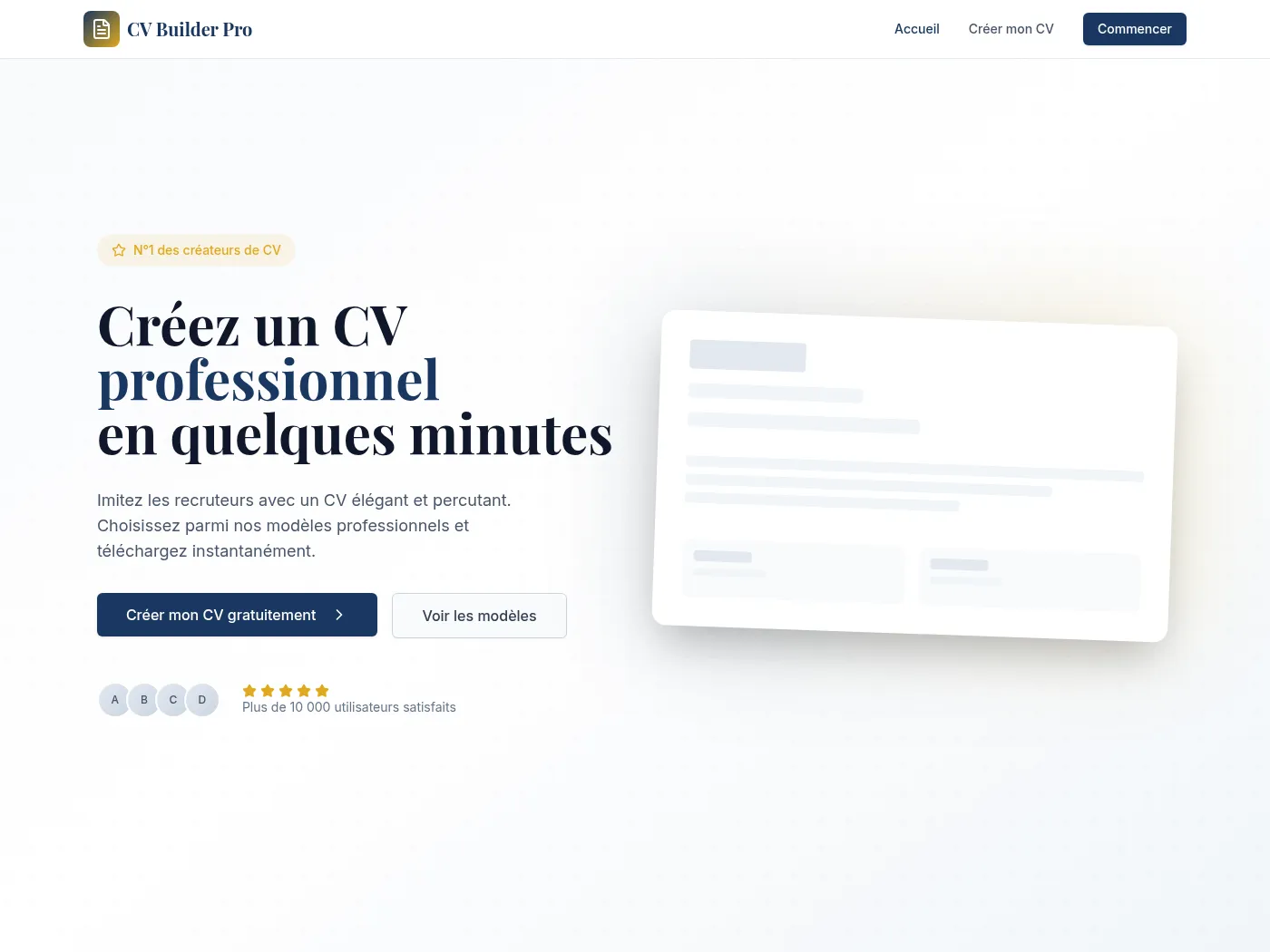CV Builder Pro