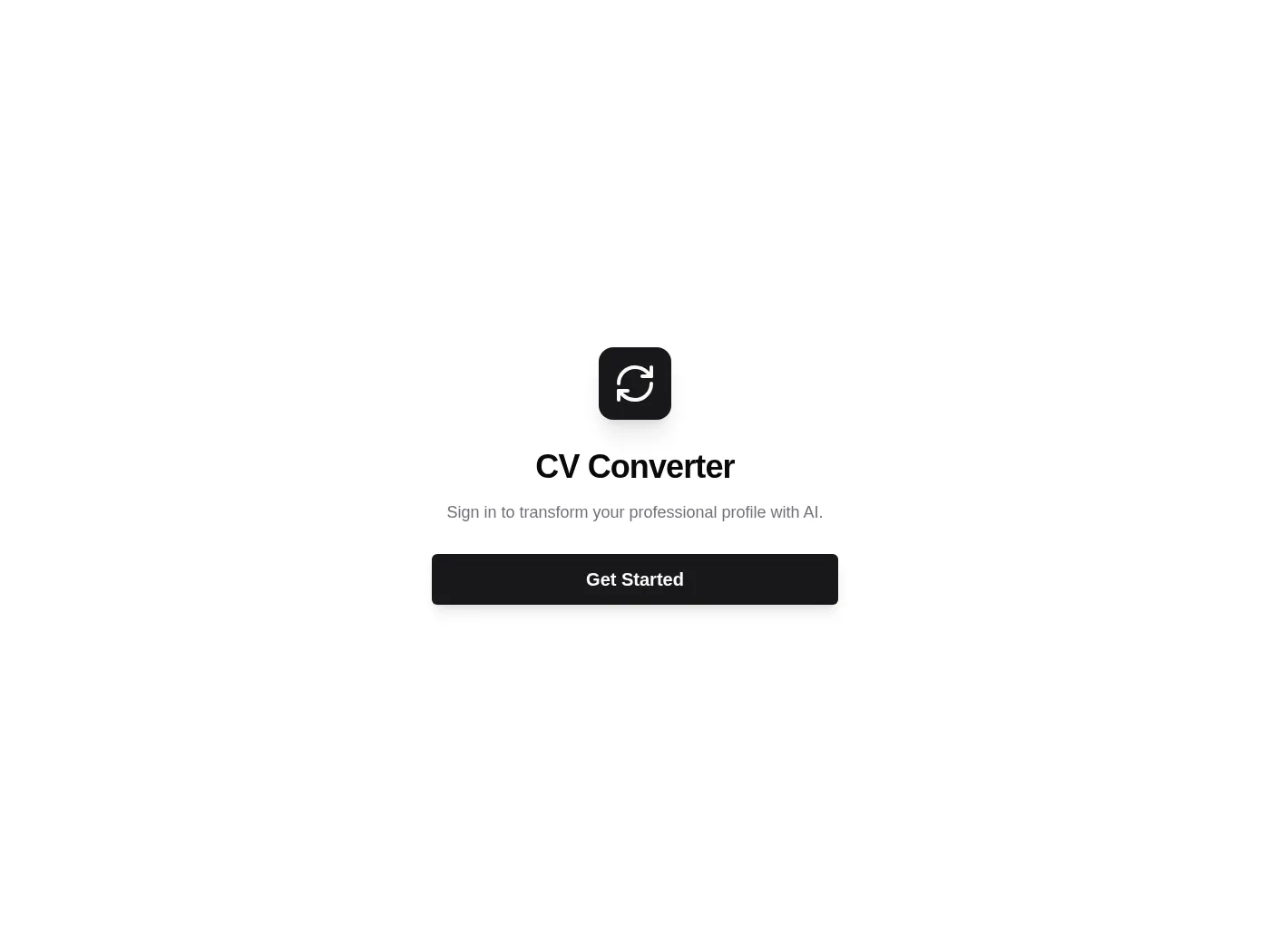 CV Format Converter