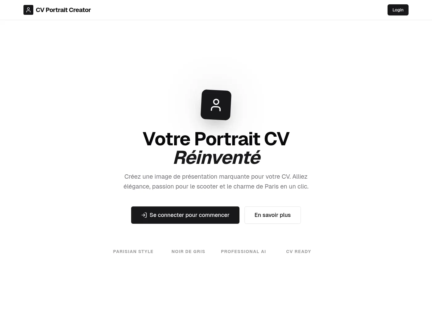 CV Portrait Creator