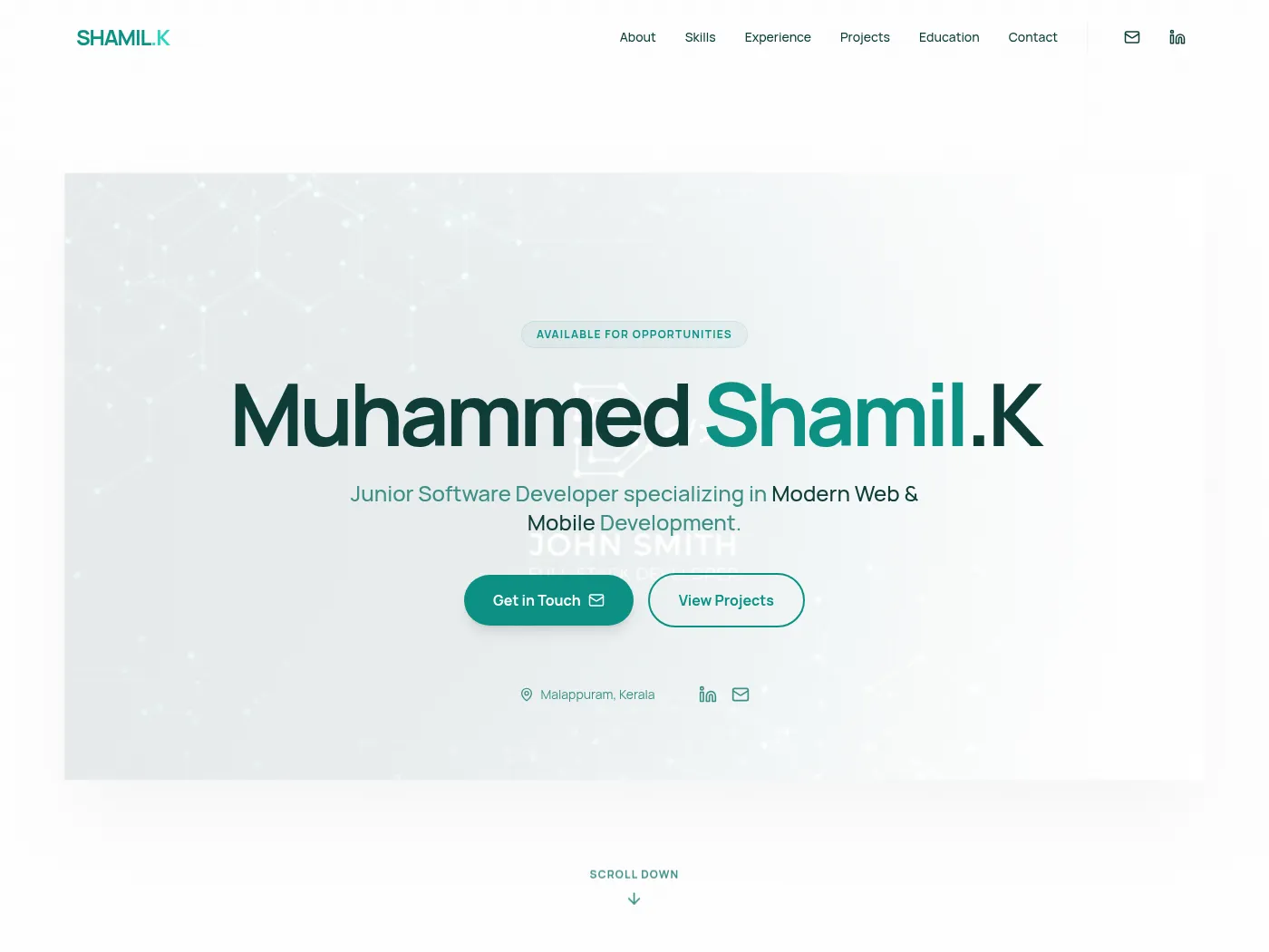 CV Portfolio Showcase