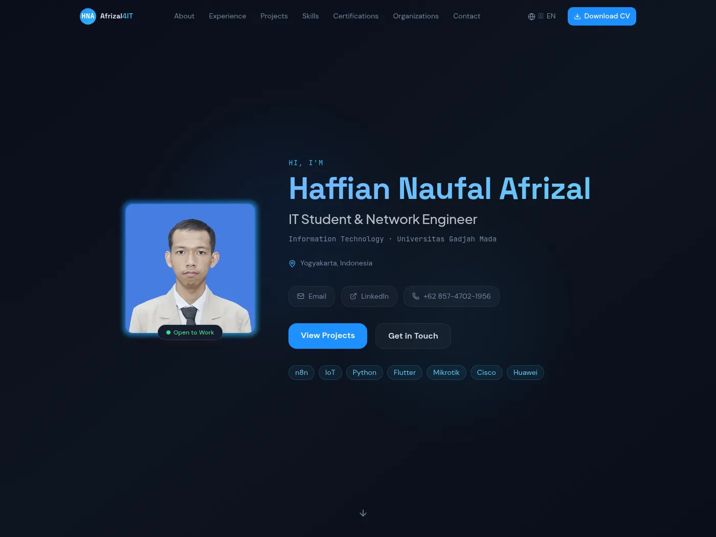Afrizal Portfolio Web