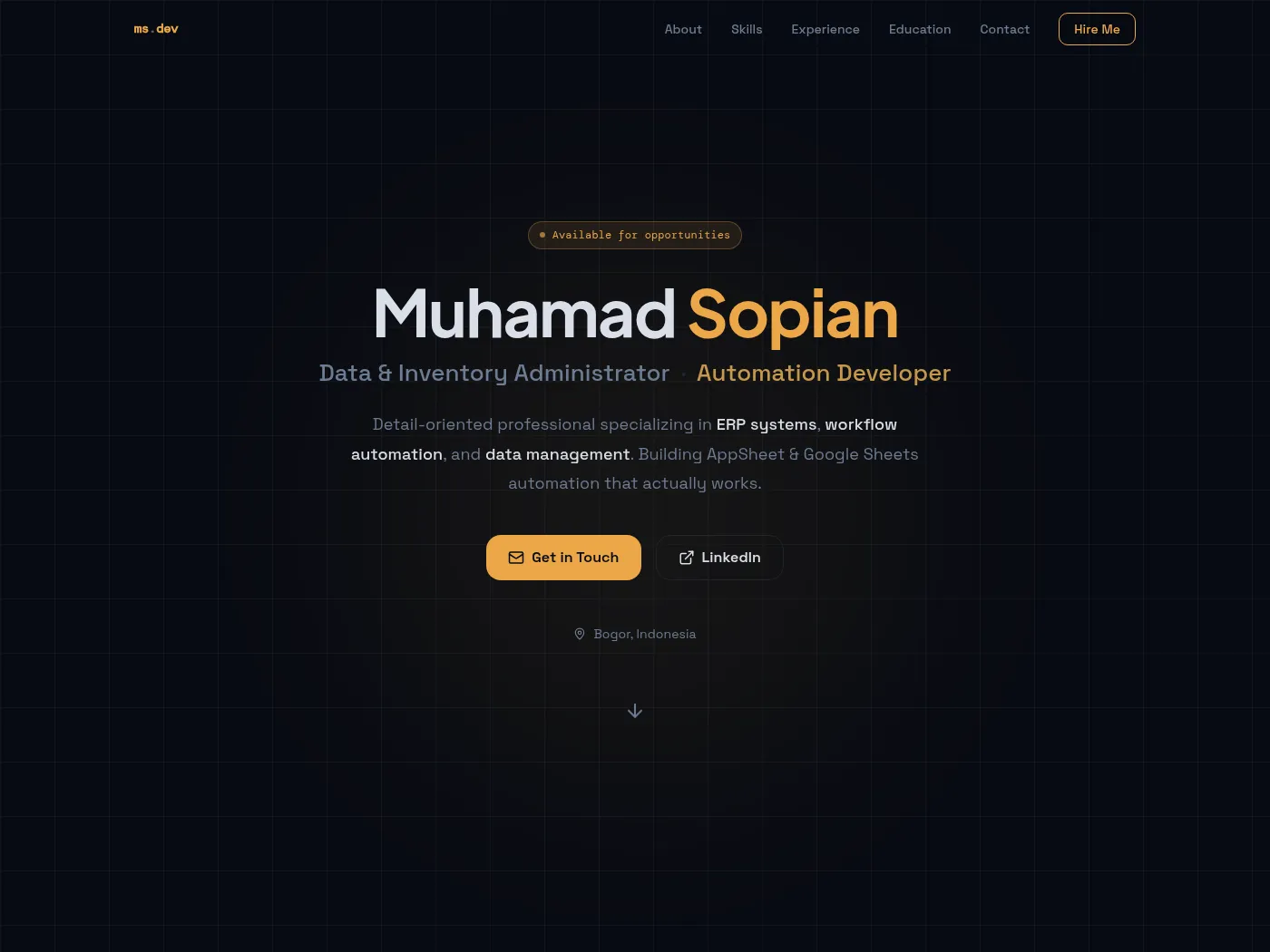 CV Portfolio Web