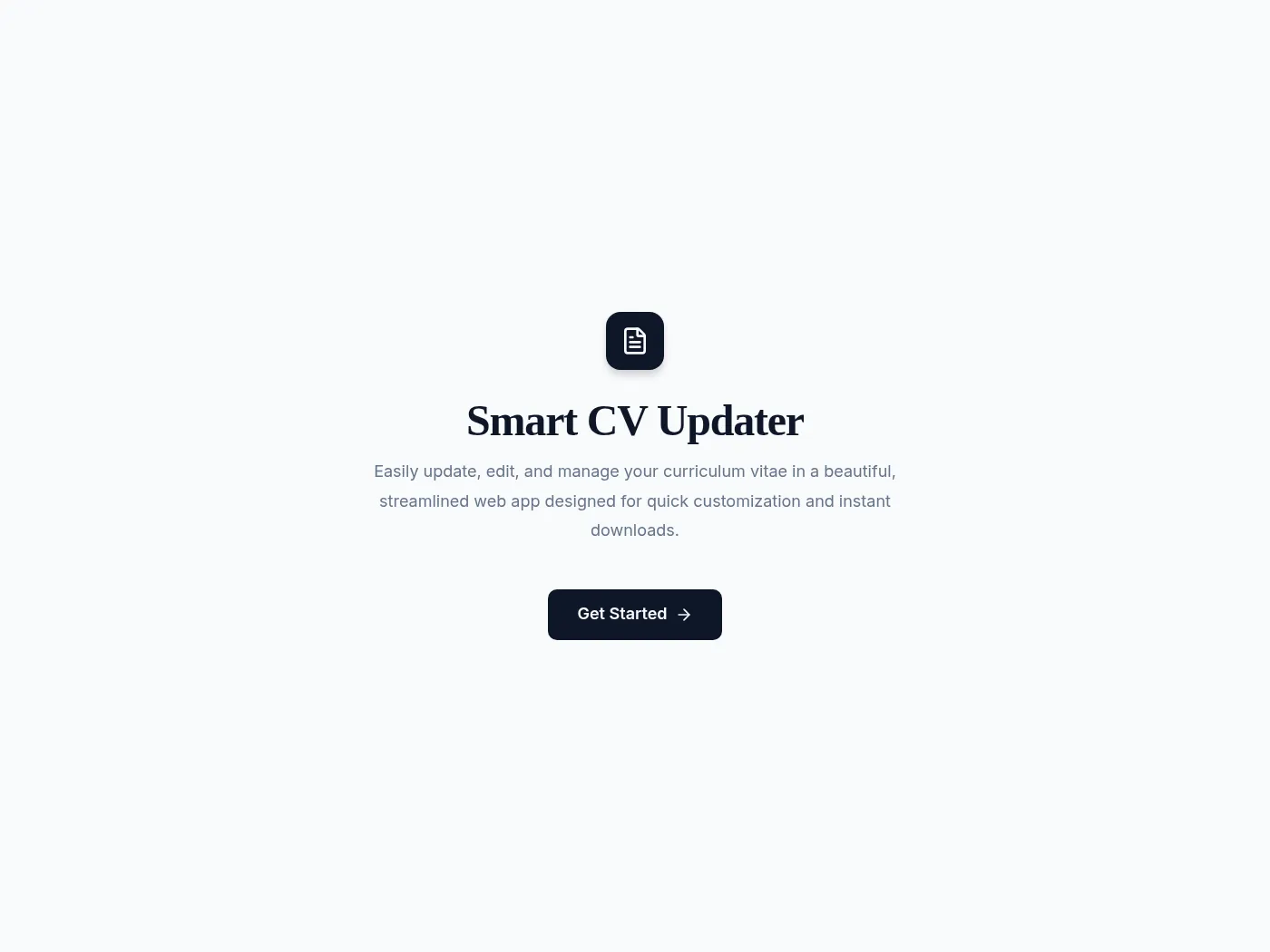 Smart CV Updater