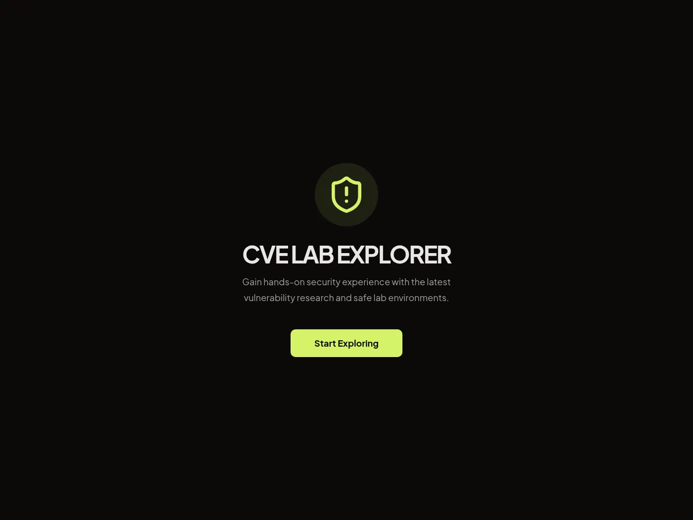 CVE Lab Explorer