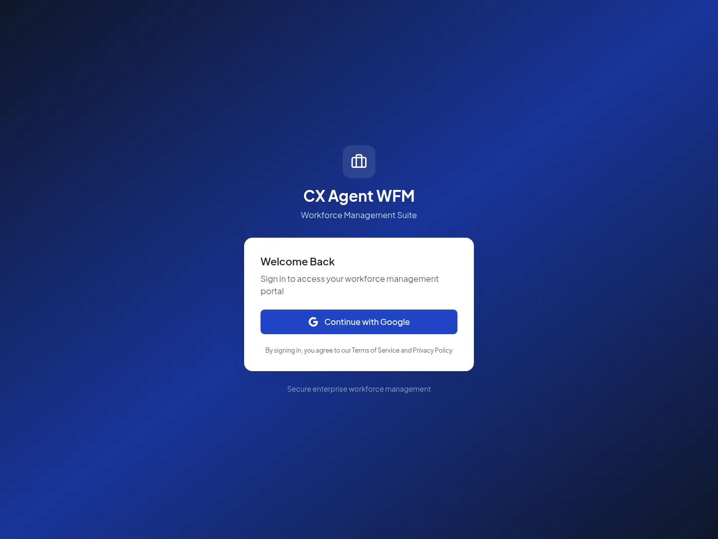 CX Agent WFM Suite