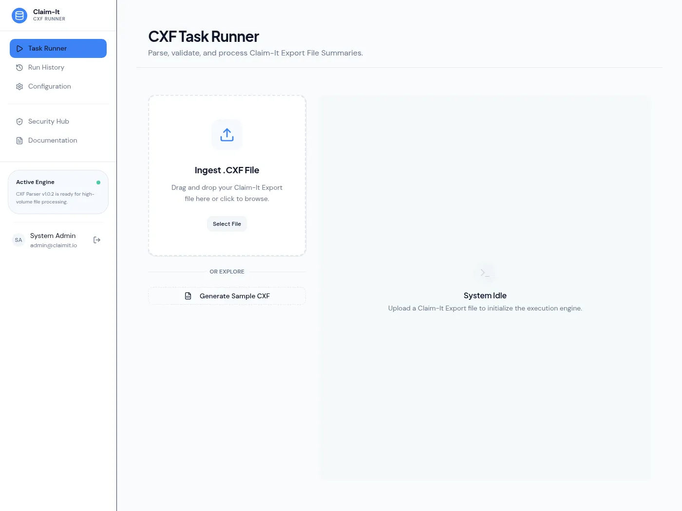 Claim-It CXF Runner