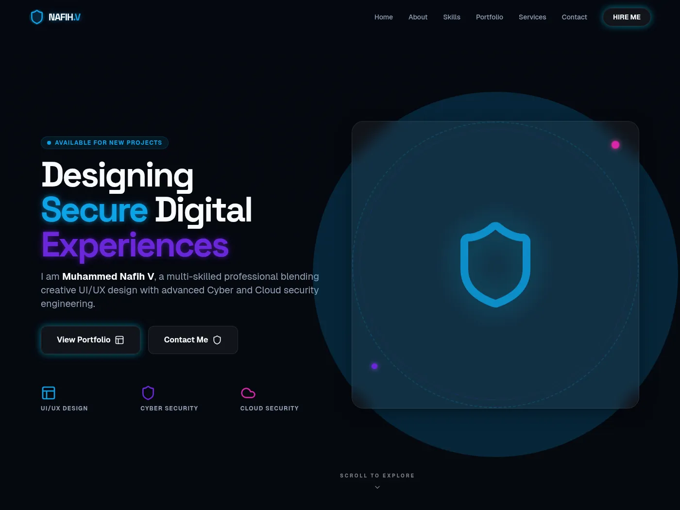 Cyber Futurist 3D Portfolio