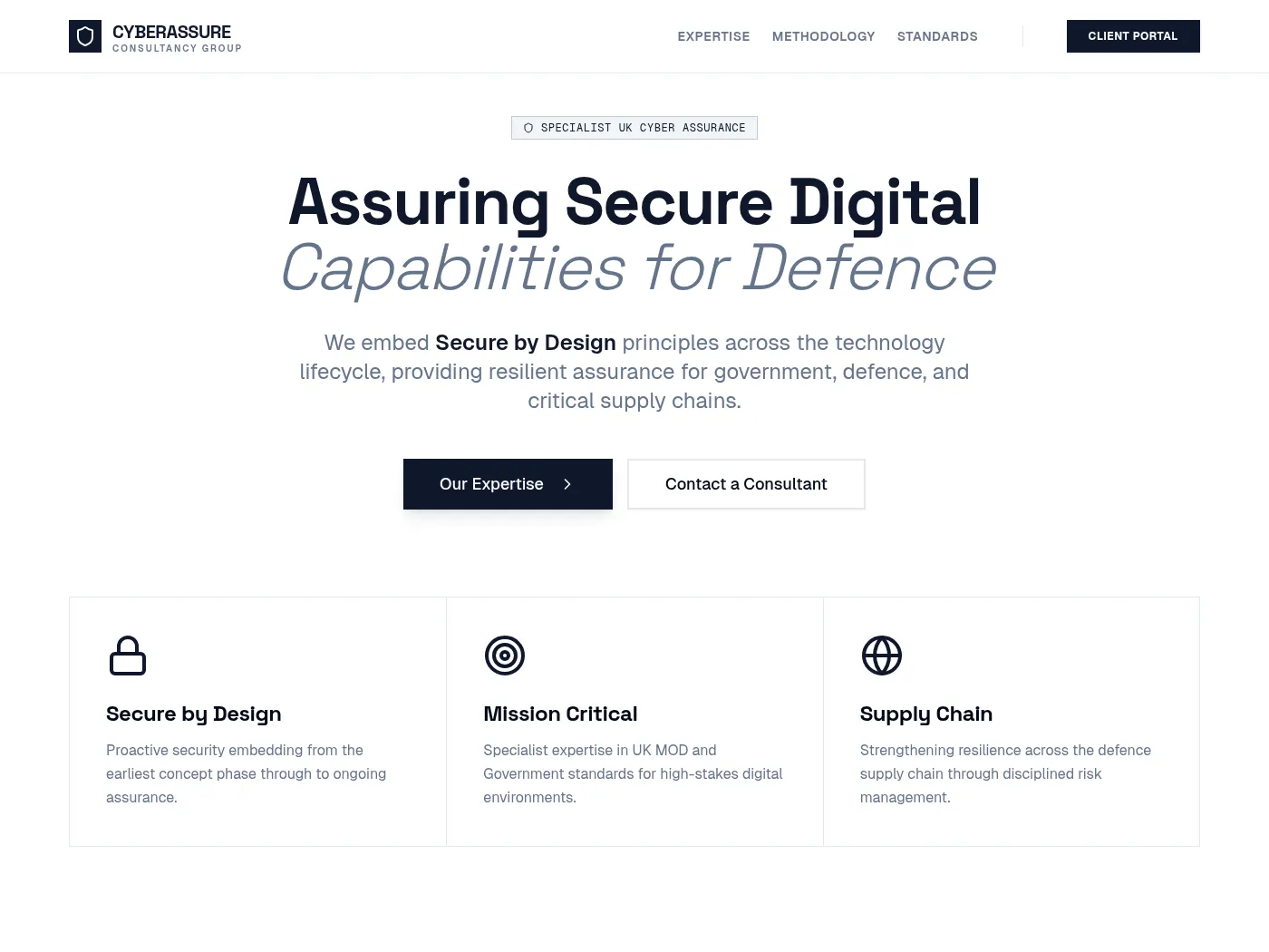CyberAssure Web Presence