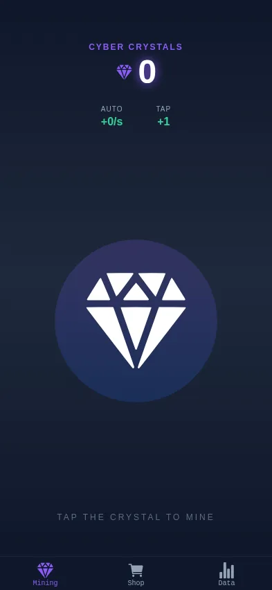 Cyber Crystal Clicker
