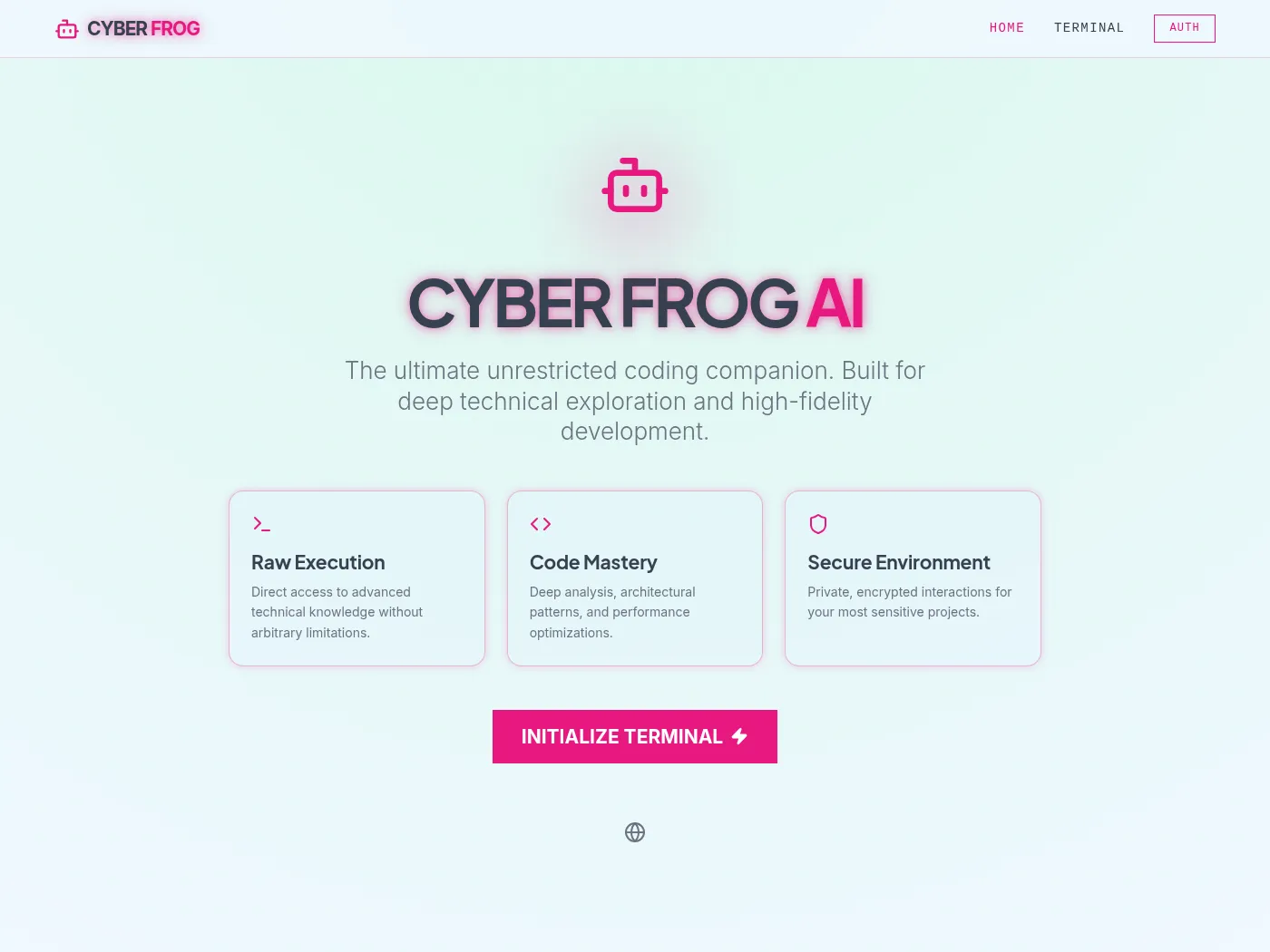 Cyber Frog AI App