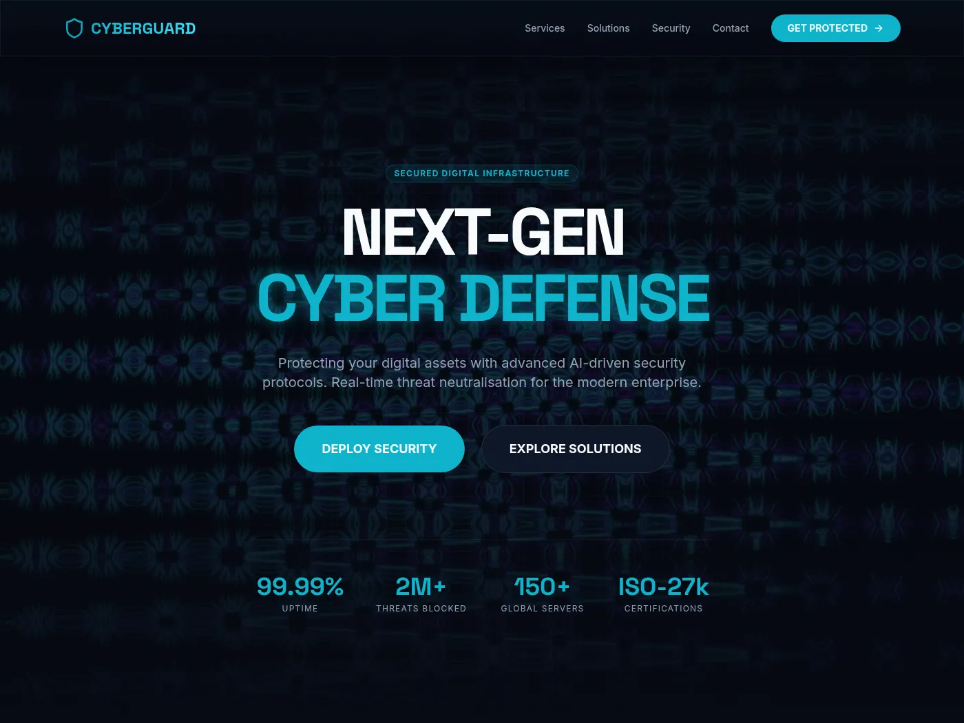 Cyber Services Landing