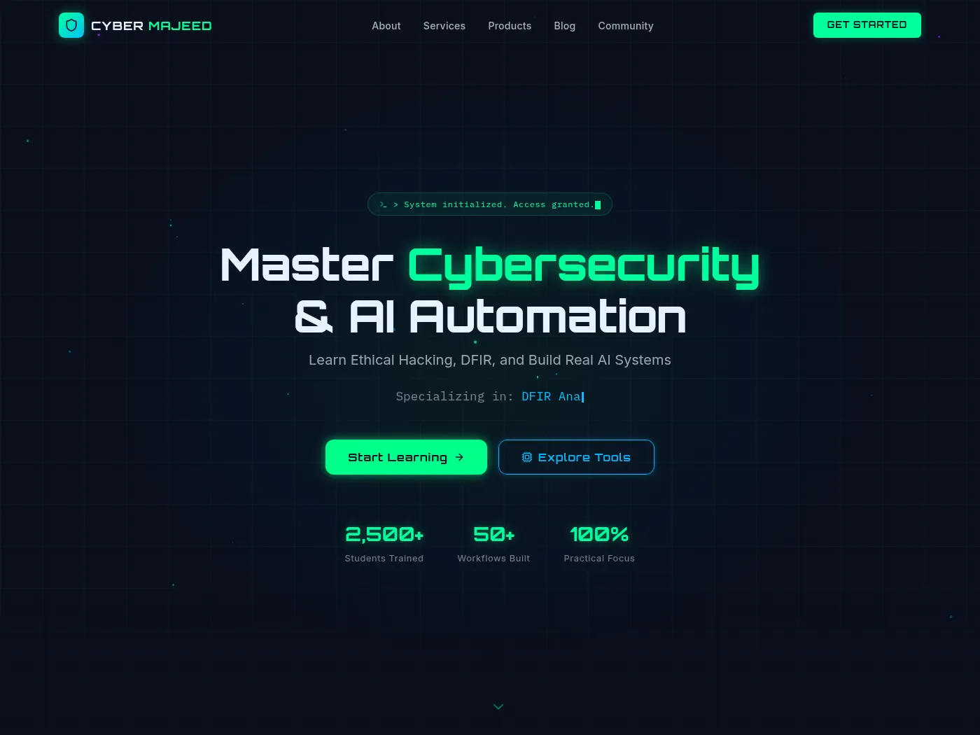 Cyber Majeed Website