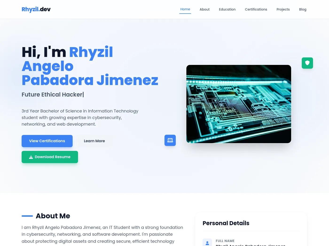 CyberPortfolio Pro