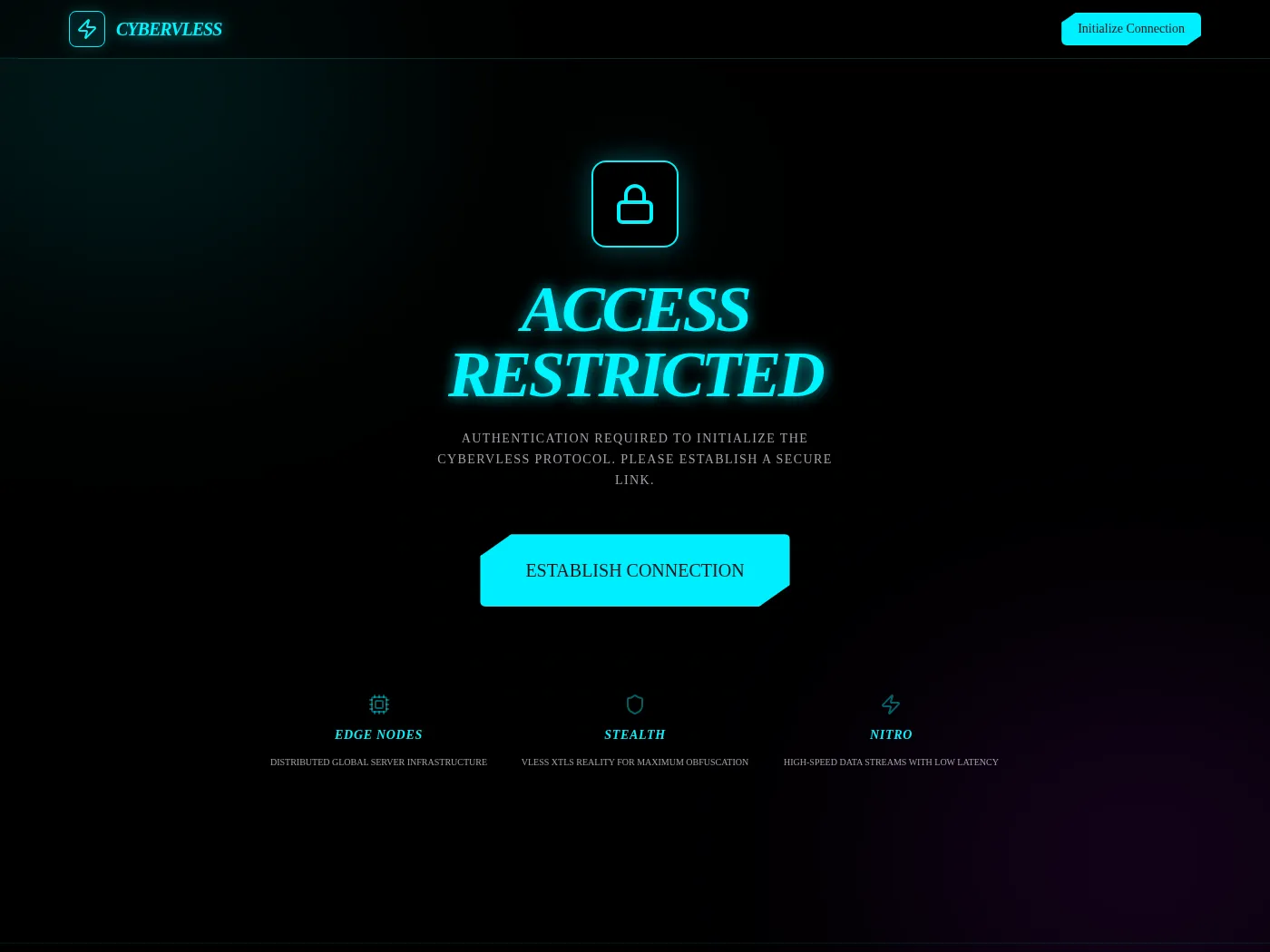 CyberVLESS Generator